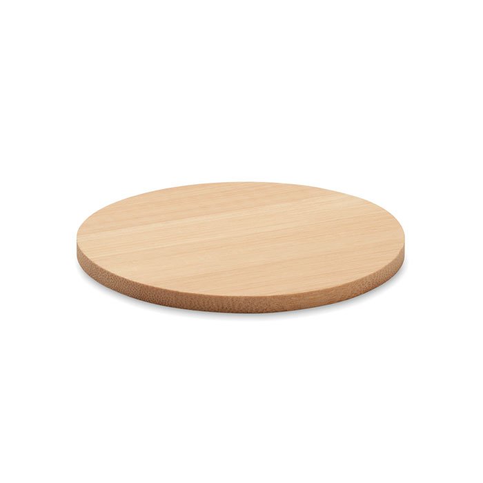 Personalized Round Bamboo Coaster for Corporate Gifts